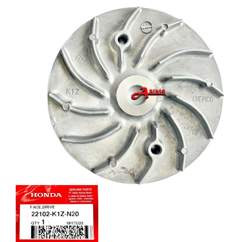 ADV160 FRONT PULLY FAN , DRIVE FACE (HONDA100%ORIGINAL) 22102-K1Z-N20 ...