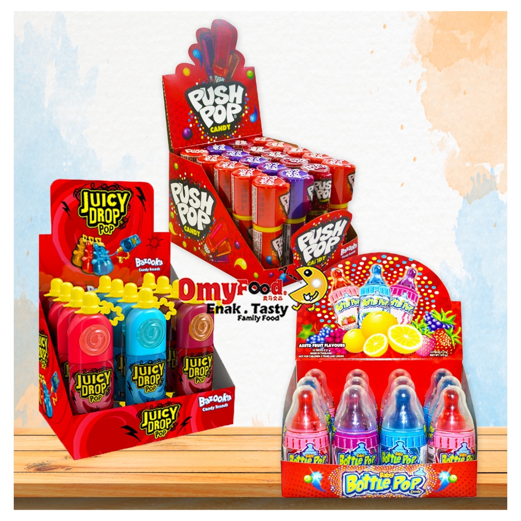 280g Push Pop Candy Lipstick / Baby Bottle Pop Candy / Juicy Drop Pop ...