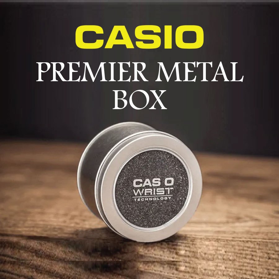 Casio Metal Tin Watch Gift Box / Kotak Besi Jam Casio / Kotak Metal ...