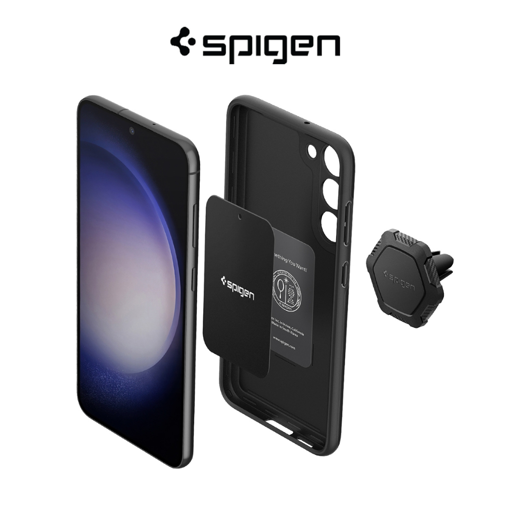 Spigen QS11 Air Vent Magnetic Car Phone Holder Car Magnetic Phone ...