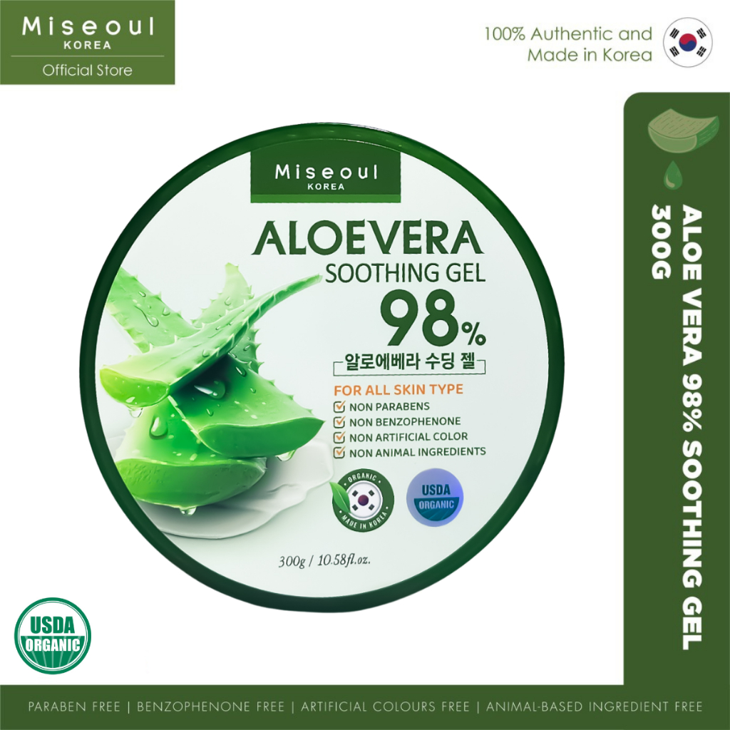 Miseoul Aloe Vera Soothing Gel 300g Shopee Malaysia