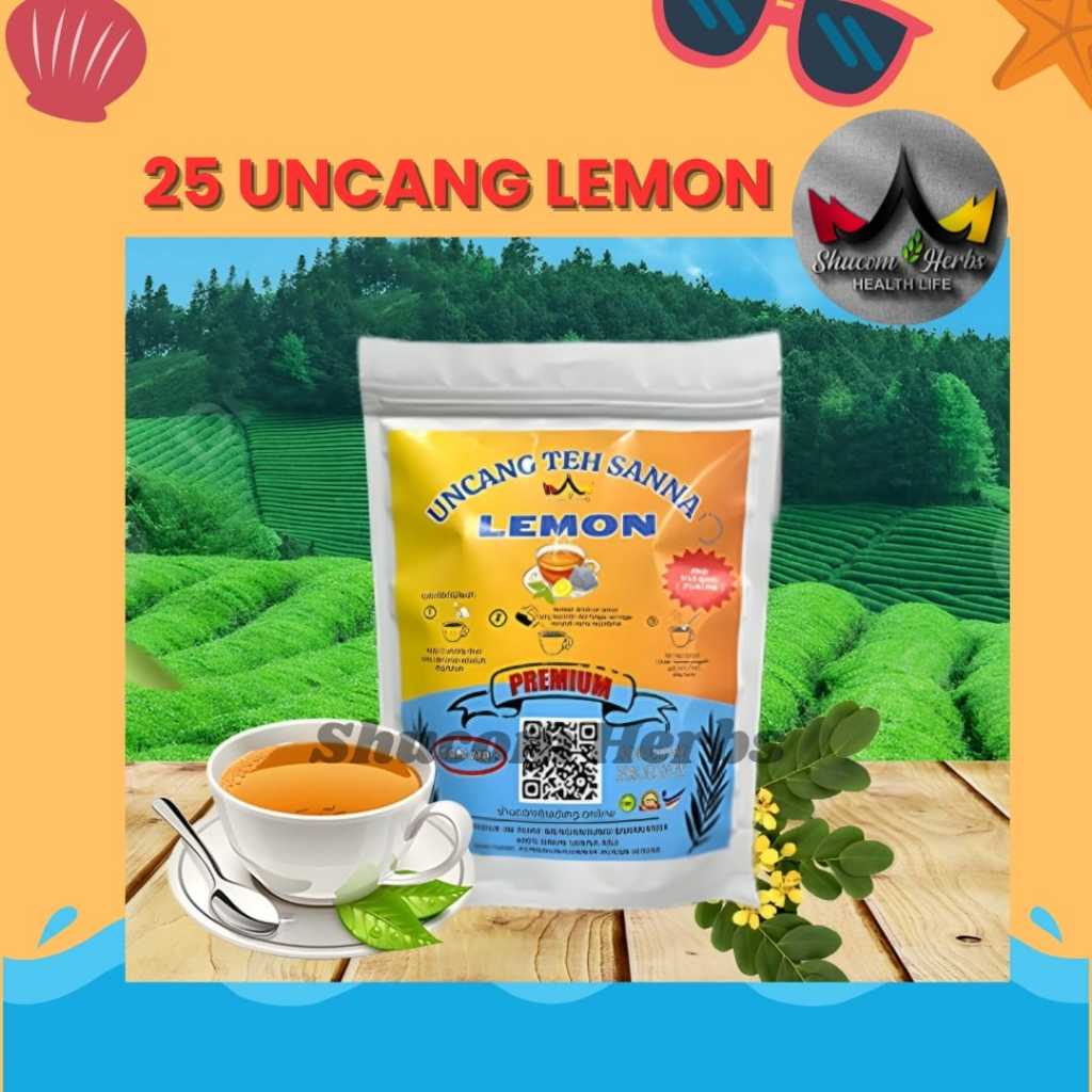 BORONG SHUCOM HERBS 25 Uncang Teh Daun Sanna @ Lemon Kering (Shucom ...