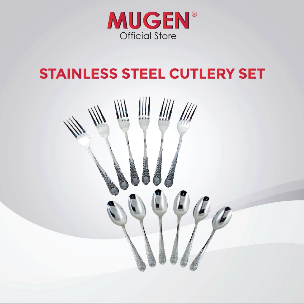 HappyCook Stainless Steel Cutlery Set (12 Pcs) | Shopee Malaysia