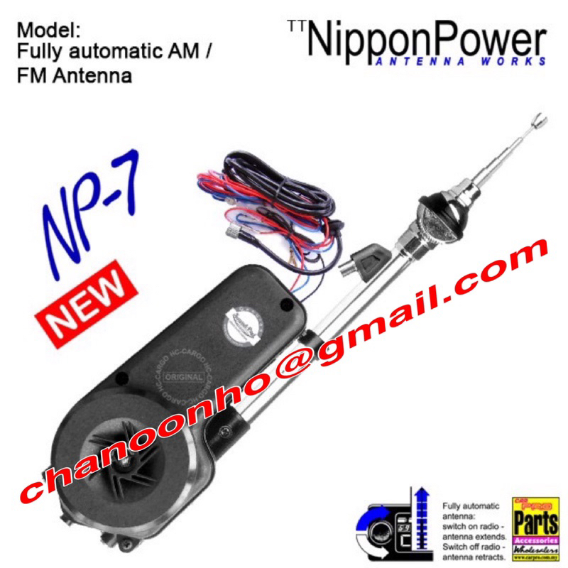 NIPPON POWER NP-7 FULLY AUTOMETRIC RETRACTABLE CAR AM & FM ANTENNA | Shopee Malaysia