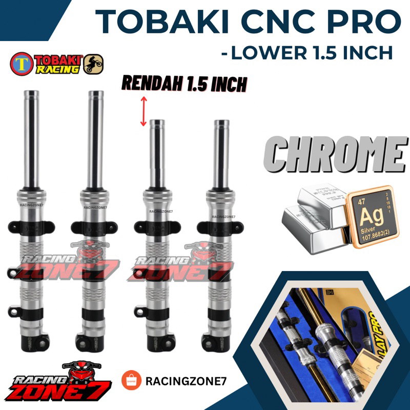 100% TOBAKI PRO CNC FORK LAY Y15ZR Y16 LC135 4S 5S RSX/GOLD CHROME BLACK/TOBAKI CNC FORK PRO ...