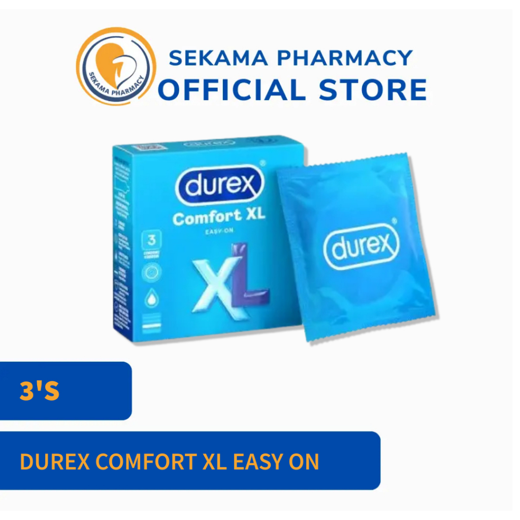 DUREX COMFORT XL - EXTRA LARGE FOR GREATER COMFORT [EXP: 06/2027 ...