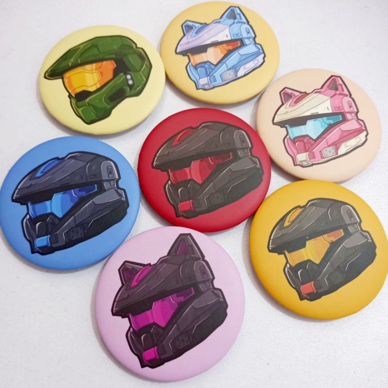 Halo Spartan Badge | Master Chief, Meowlnir, Mark 7 | Shopee Malaysia