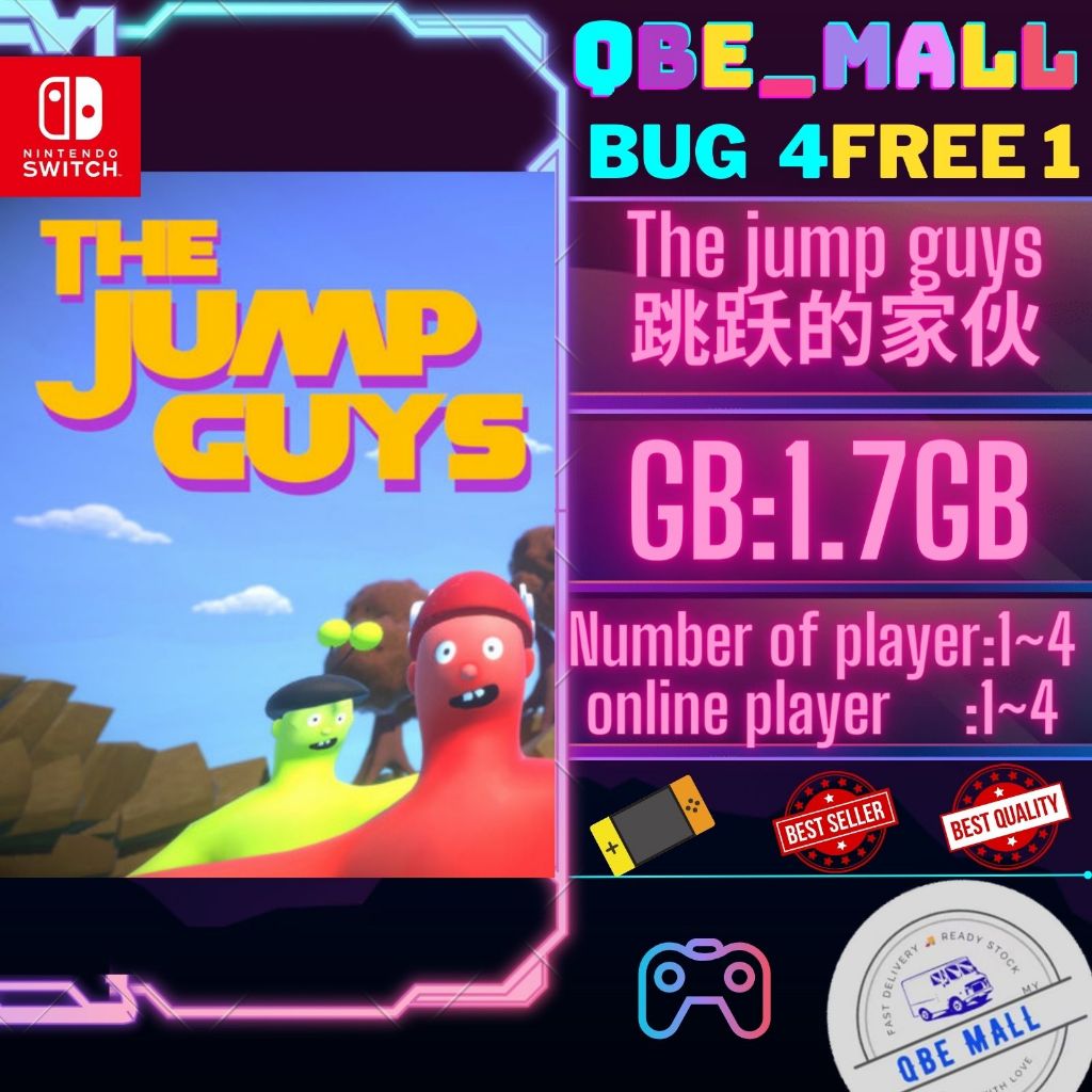 The jump guys 跳跃的家伙 跳躍的男孩 (Nintendo switch)DigitalDownload | Shopee ...