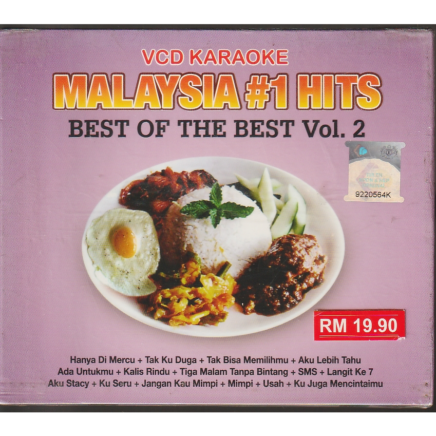 VCD MALAYSIA #1 HITS VOL 2 ( ORIGINAL LELONG VCD ) | Shopee Malaysia
