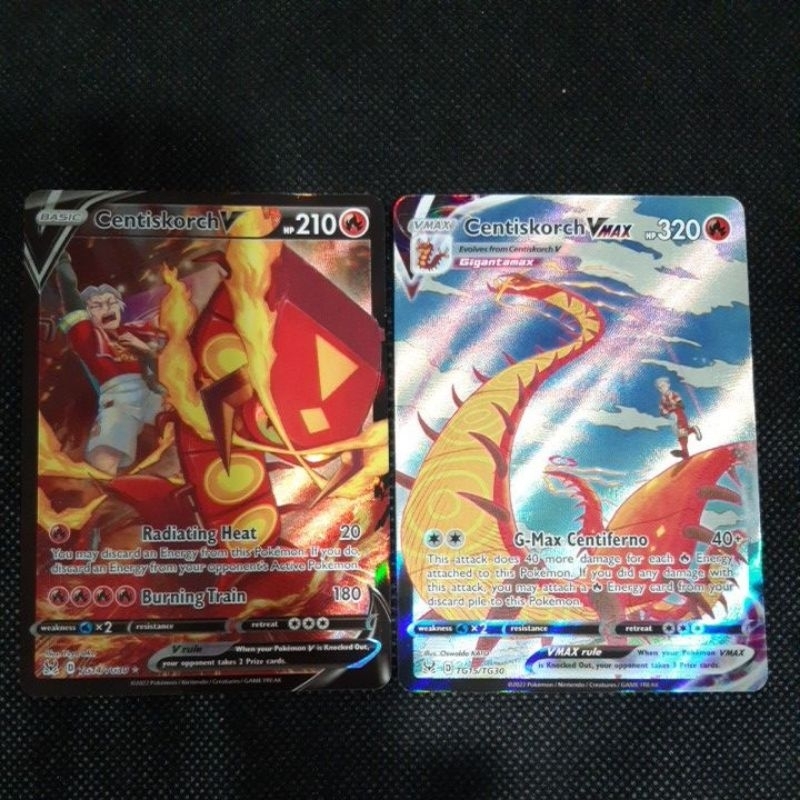 Pokemon Card TCG : Lost Origin Trainer Gallery : Centiskorch V TG14/TG30 (Lightly Played) or ...