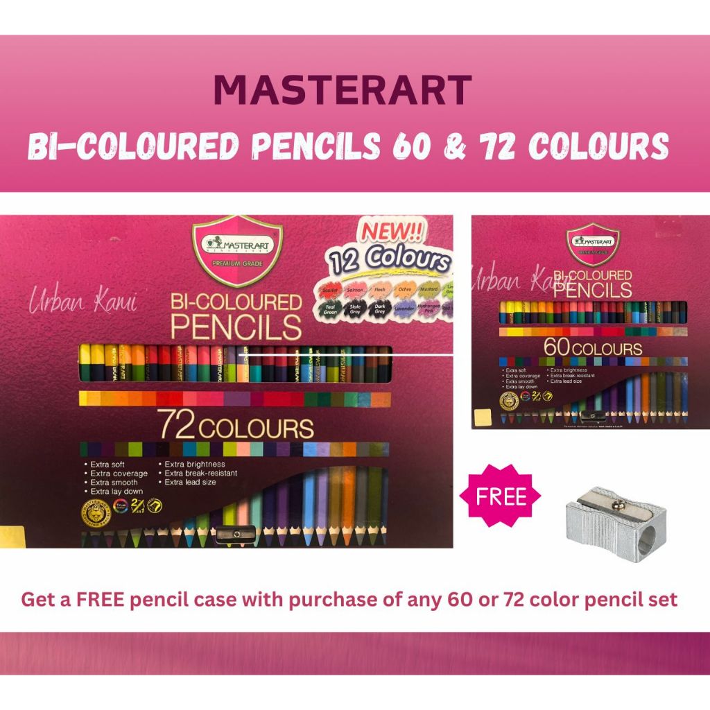 Master Art Premier Color Pencils Set For Kids and Adults ( FREE ...