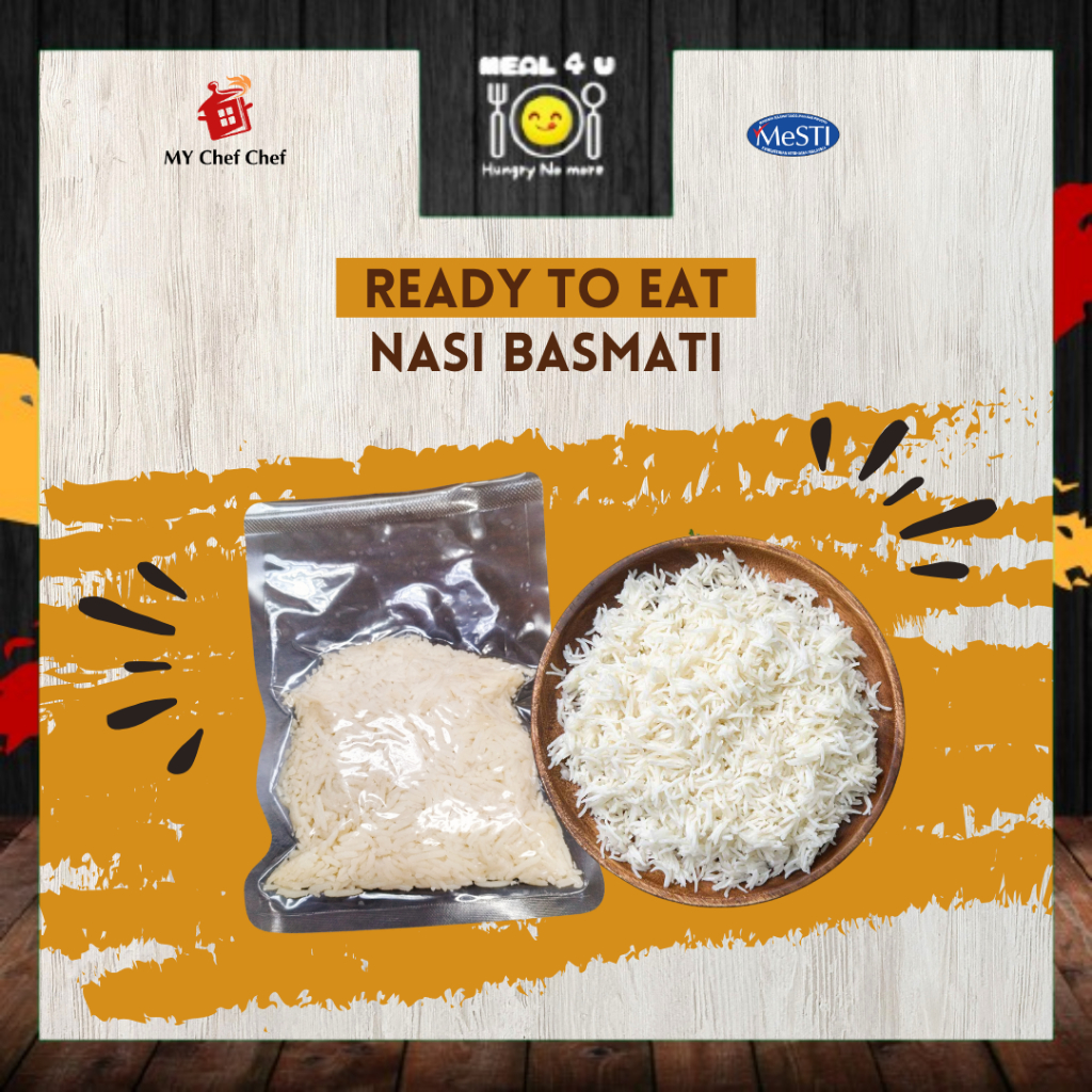[MEAL4U] My Chef Chef Nasi Basmati Ready to Eat Basmati Rice 200g ...