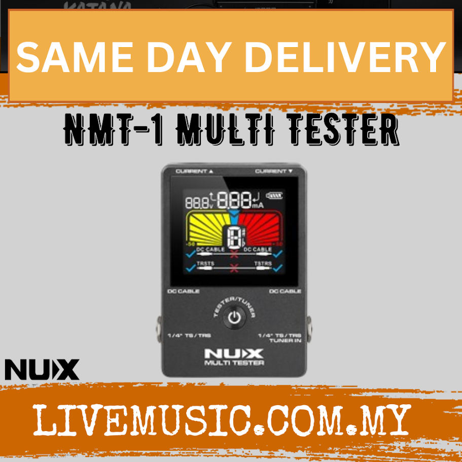 NUX NMT-1 Portable 4 In 1 Compact Multi Tester And Tuner ( NMT1 / NMT 1 ...