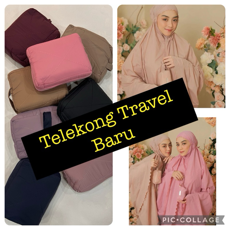 TELEKUNG /TELEKONG TRAVEL MINI POUCH BEG Premium Korean Parachute ...