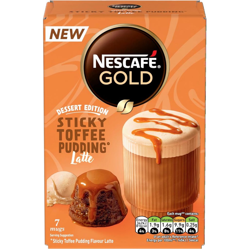 Nescafé Gold Sticky Toffee Pudding Latte Sachets 7x20g | Shopee Malaysia