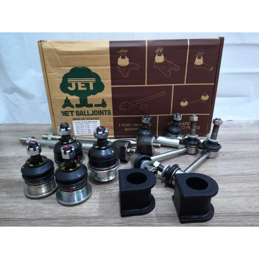 GENUINE JET SUSPENSION SETS WITH BALL JOINT TIE ROD END RACK END STAB ...