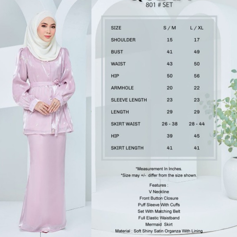 (S-XL) PINK / PEACH / DUSTY PINK TEMA BAJU KURUNG DRESS BRIDESMAID ...