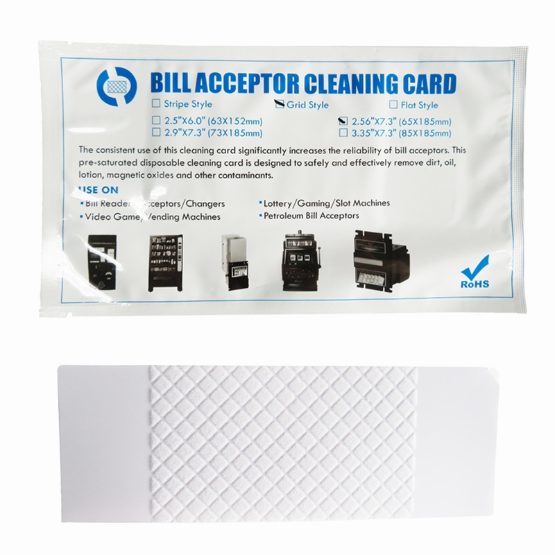 BVCC-65185FD NOTE ACCEPTOR, BILL ACCEPTOR CLEANER, BILL CLEANING CARD ...