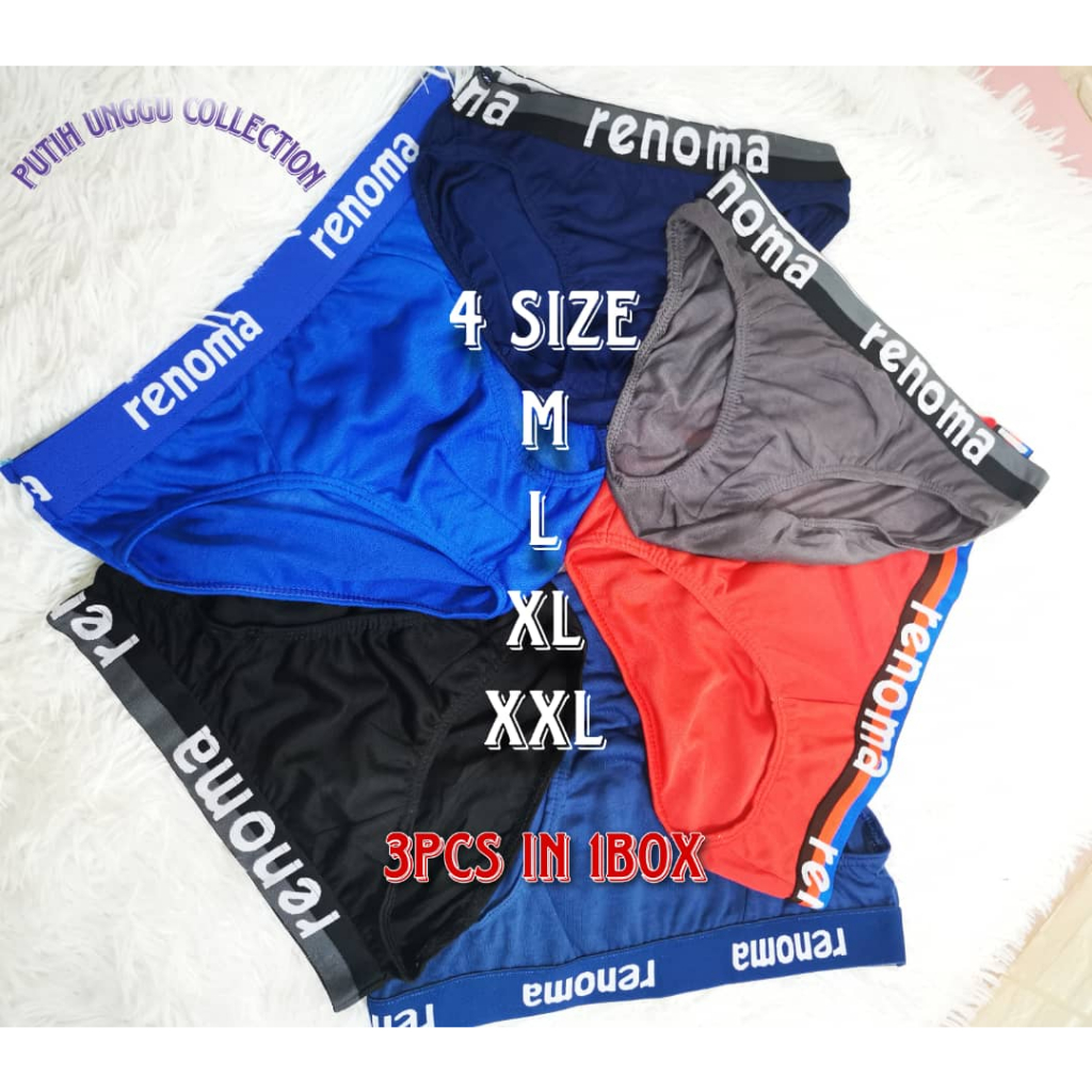 🌿💕Spender lelaki 3pcs in 1 box renoma (random colour) | Shopee Malaysia