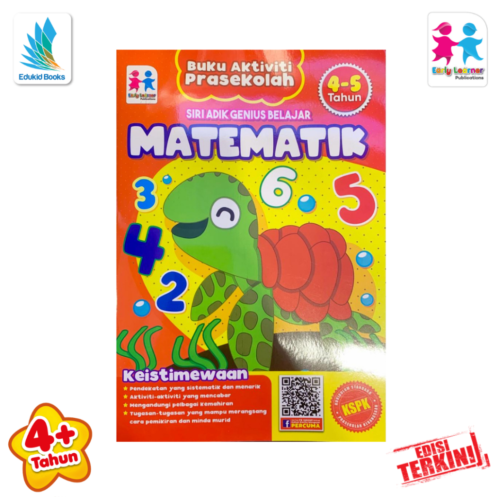 Siri Adik Genius Belajar - Matematik 4-5 Tahun - Buku Aktiviti - Buku ... Siri Adik Genius Belajar - Matematik 4-5 Tahun - Buku Aktiviti - Buku ...