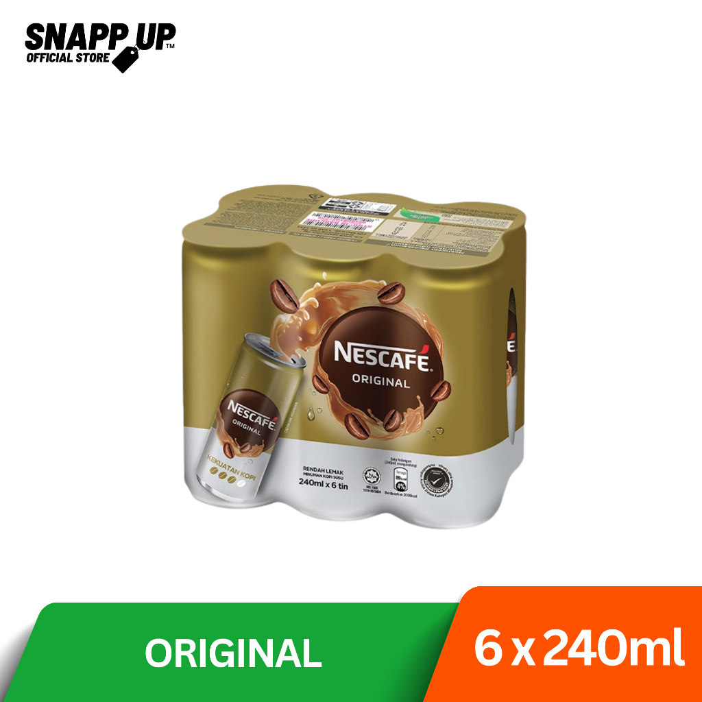 Nescafe Can Original/Mocha/Latte/Tarik/Ice/Kopi O/Kopi C/Cham/Tarik Kaw ...