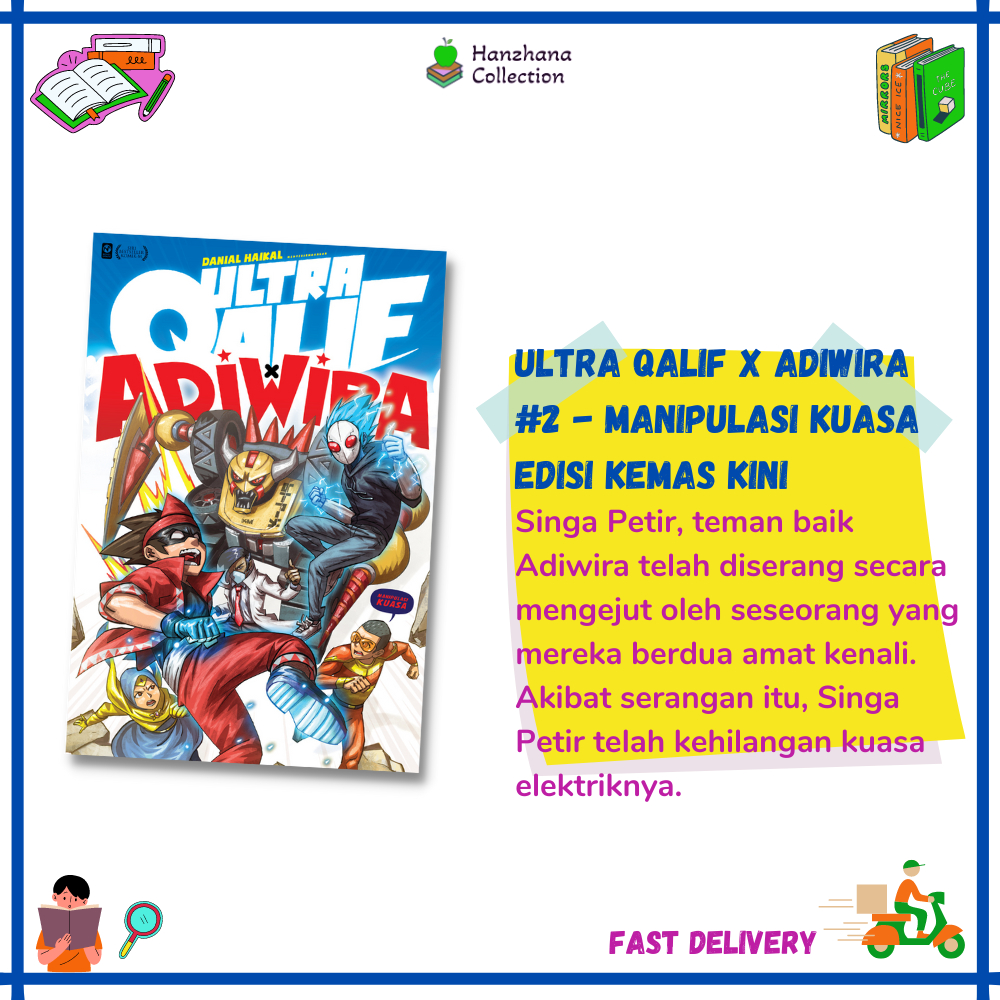 Komik M : Ultra Qalif x Adiwira #2 - Manipulasi Kuasa Edisi Kemas Kini ...