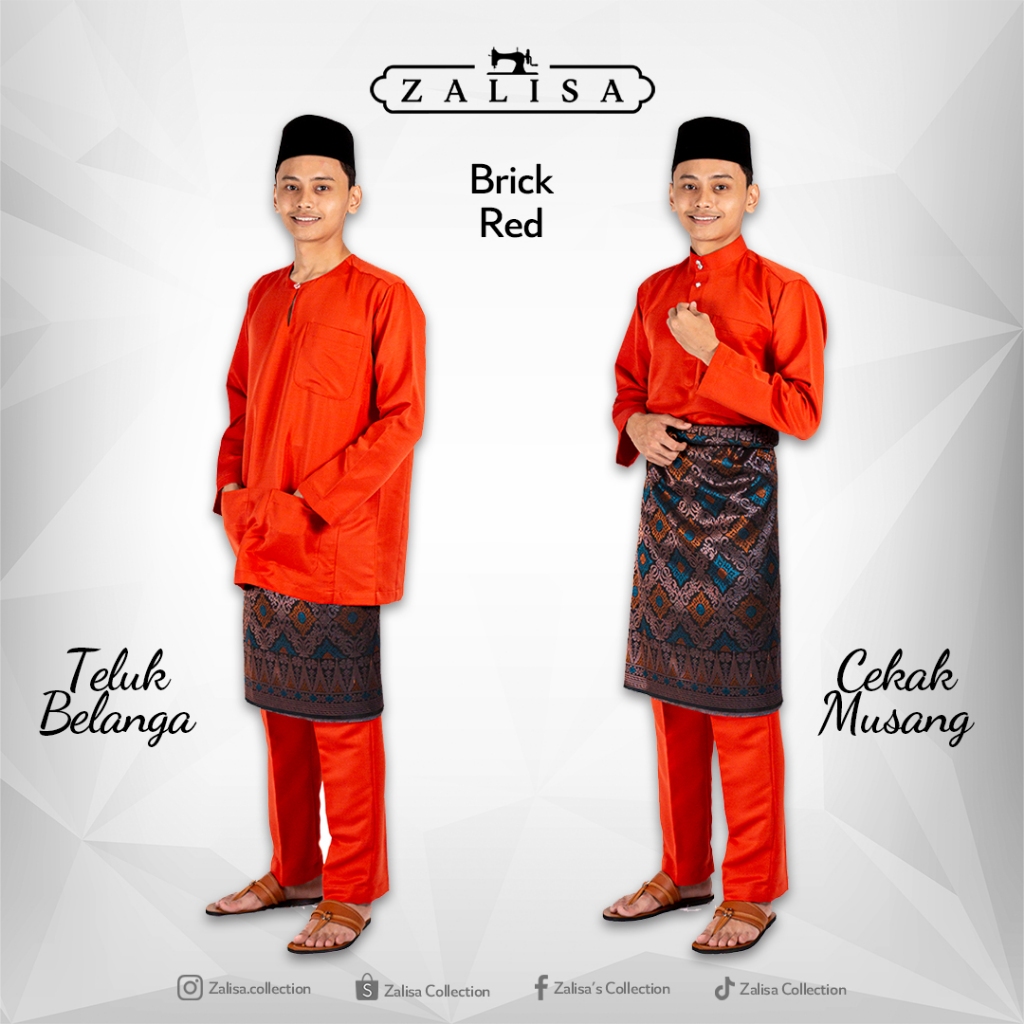 ZALISA BAJU MELAYU DEWASA PESAK CEKAK MUSANG DAN TELUK BELANGA/BAJU ...
