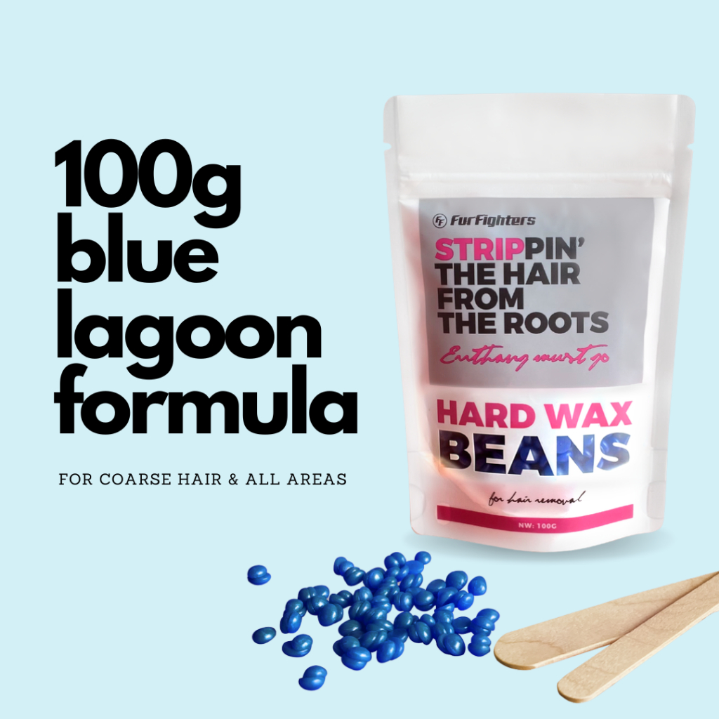 100g Coarse Hair & Beginners - Blue Lagoon Hard Wax Beans Hair Removal ...