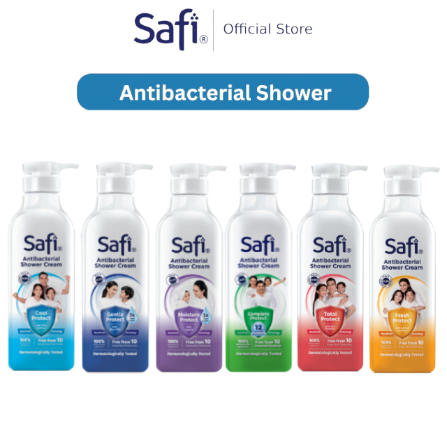 SAFI Antibacterial Shower 975g Cool Protect Moisture Protect Total ...