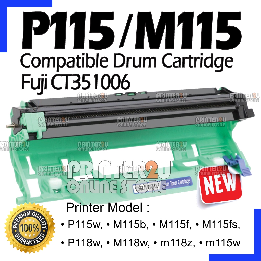 Fuji Xerox CT351006 Compatible Drum Kit For P115w M115b M115f M115fs ...
