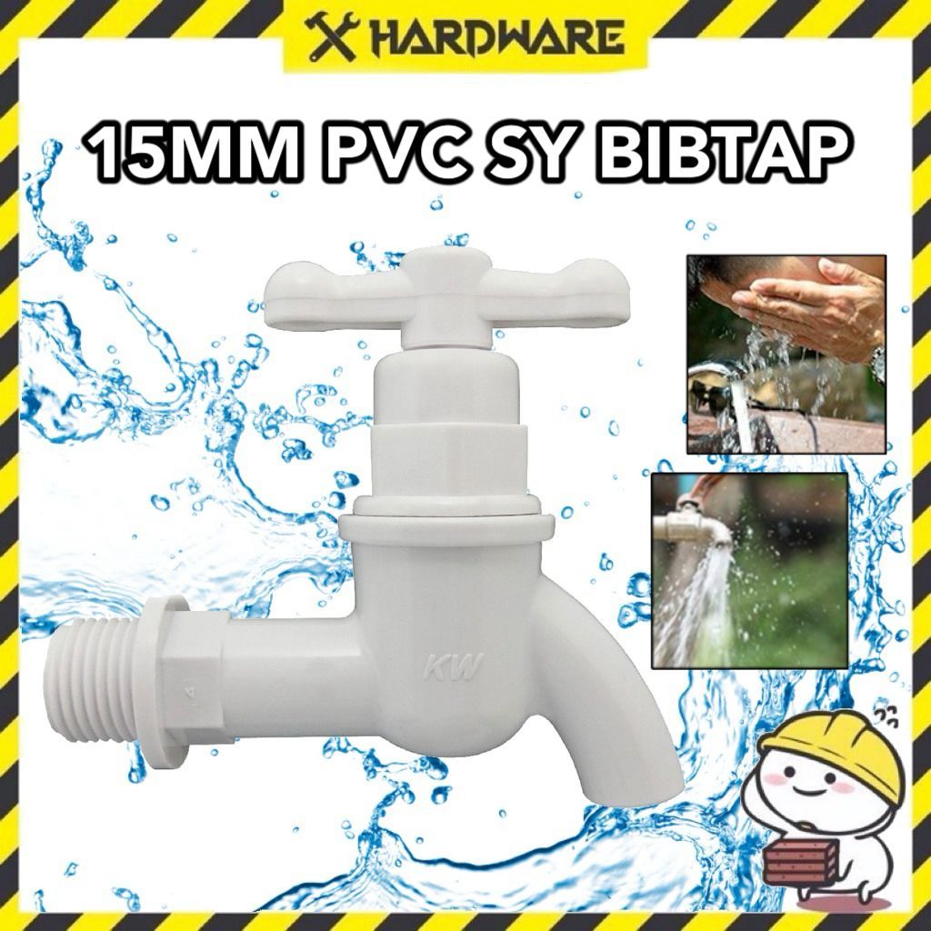 1/2" Kitchen & Bathroom SY PVC Bib Tap/Basin tap/water tap/pili air PVC ...