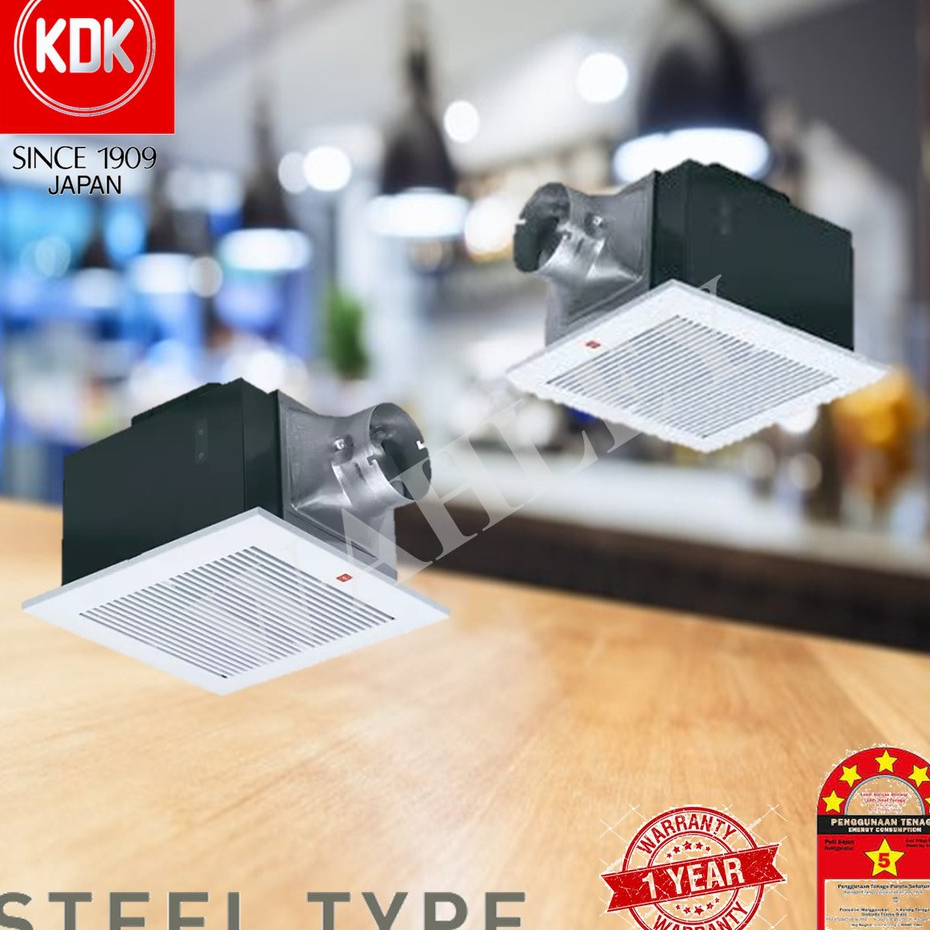 KDK 17CUG / 24CUH | Ceiling Mount Ventilating Fan Steel Type | Ceiling ...