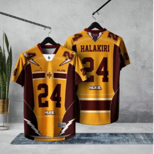 HALAKIRI NFL LYCRA 280 GSM YELLOWISH BROWN | Shopee Malaysia