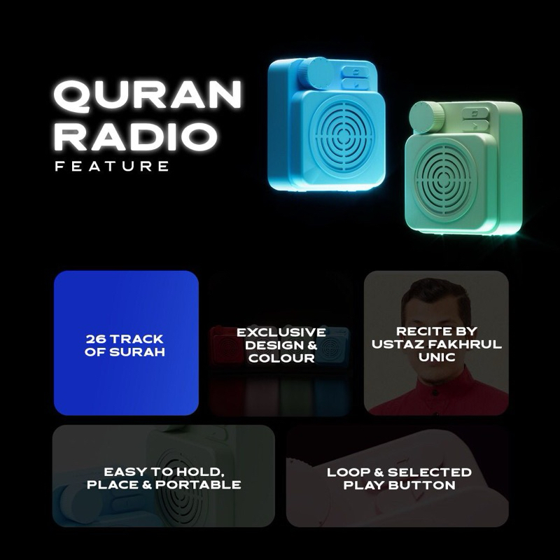 BAYPIAN RADIO QURAN DEVICE MENGAJI SURAH MUDAH BAWA KE MANA SAHAJA ...