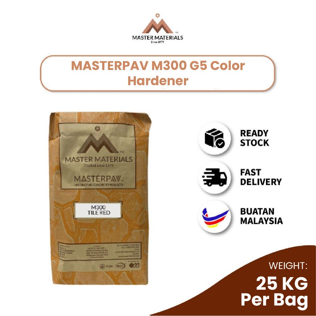 MASTERPAV Concrete Imprint Colour Hardener Powder M300 G5 (25kg ...