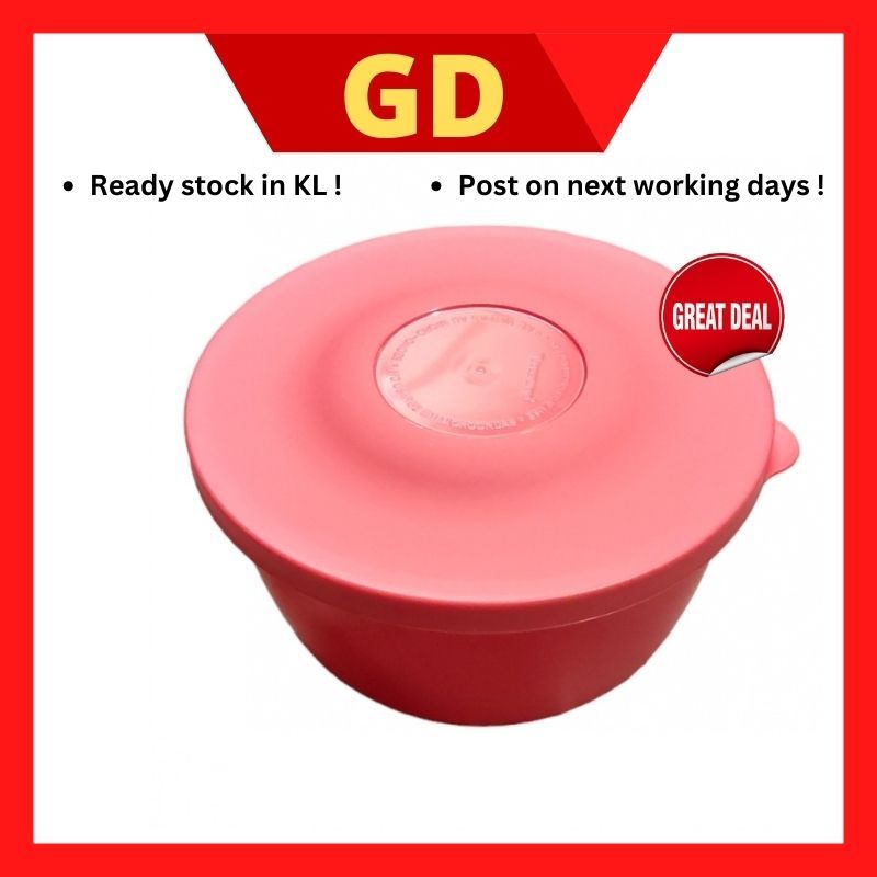Tupperware Round Bowl with Lid 400ml Melon ( Set of 1 ) | Shopee Malaysia