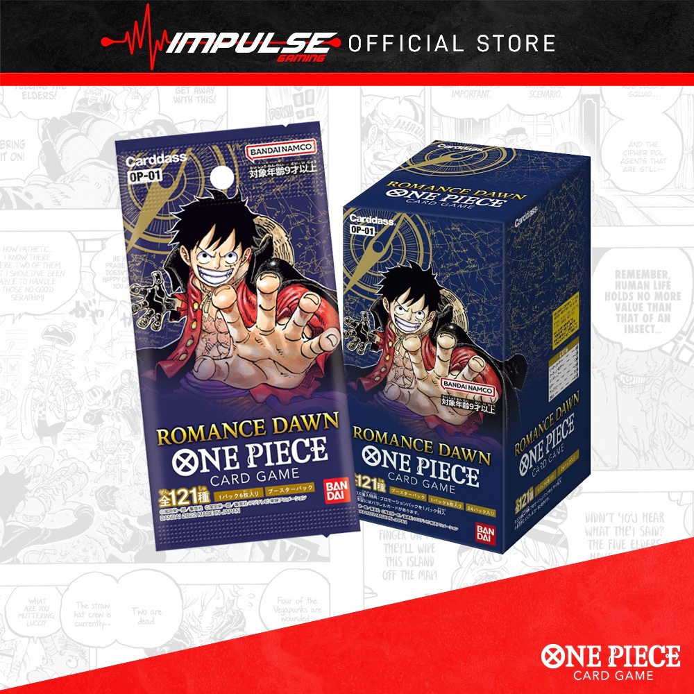 One Piece TCG [JAPAN VERSION]: Booster Pack / Box: Romance Dawn OP01 ...