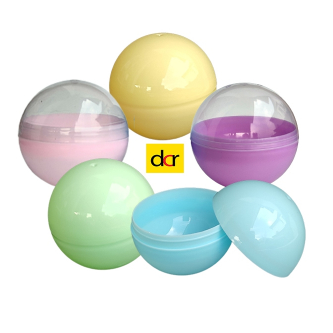 5pcs 60mm 6cm Capsule Ball Lucky Draw Ball Transparent Gashapon Empty ...