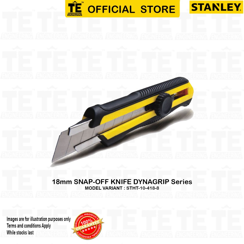 STANLEY DYNAGRIP 25mm / 18mm SNAPOFF KNIFE ( MODEL VARIANT : STHT10425 ...