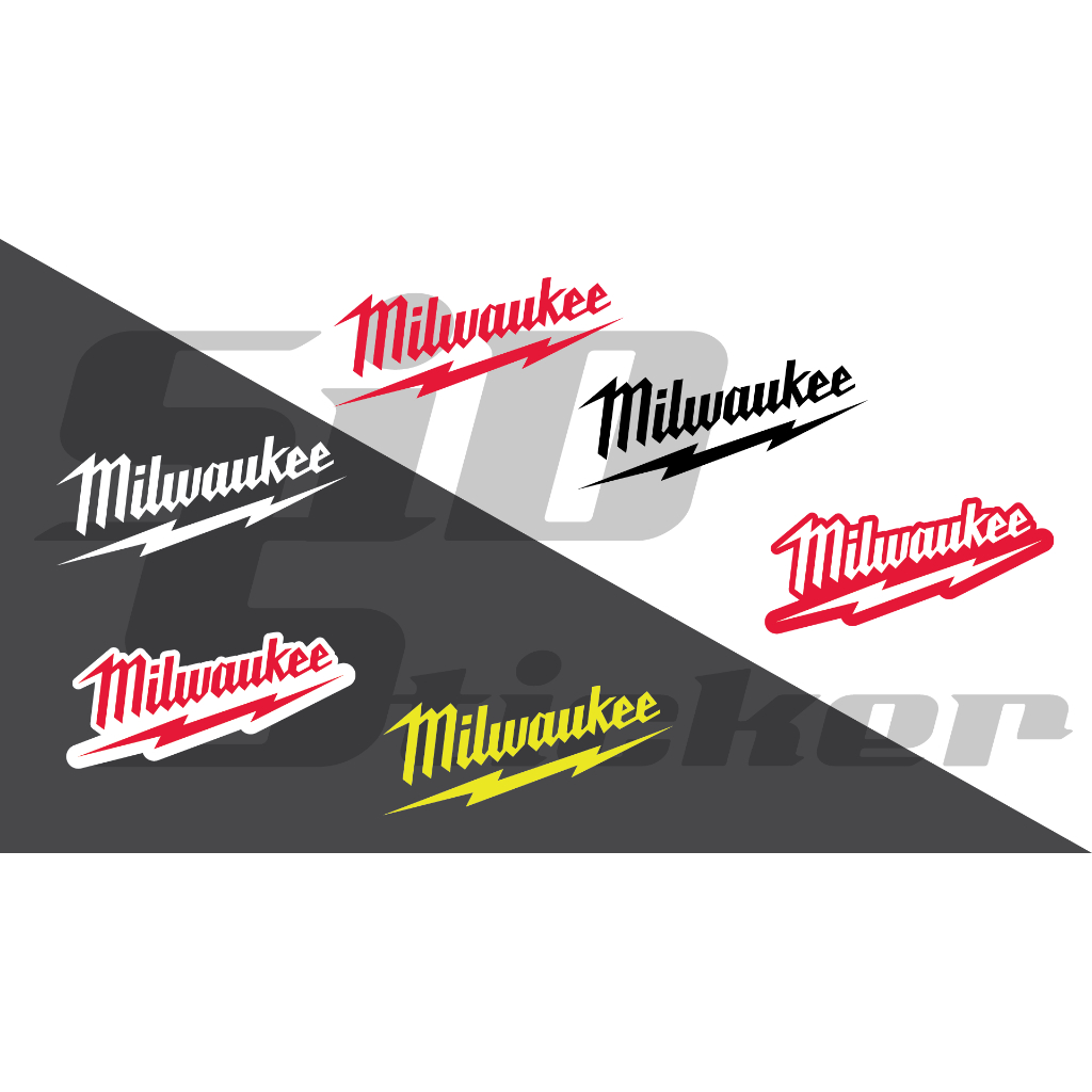 Sticker Milwaukee Sticker kereta/motor/helmet/deco/dinding/papan ...
