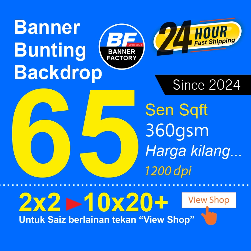 BANNER , BACKDROP , BACKDROP ( HARGA KILANG) | Shopee Malaysia