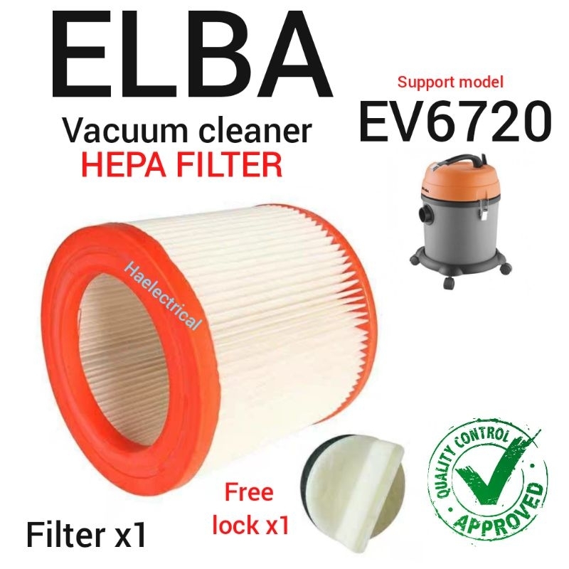 ELBA VACUUM CLEANER HEPA FILTER EV6720 (free filter lock) | Shopee Malaysia