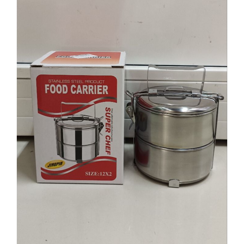 [2Layer/3 Layer] 12cm FOOD CARRIER Storage Container Multilayer ...