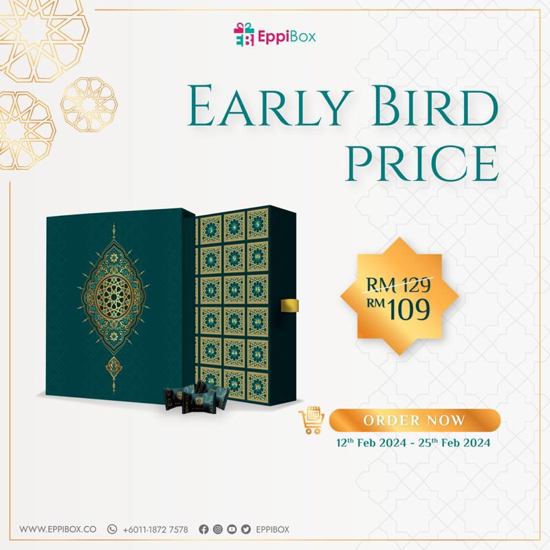 ONE NUR RAMADAN CALENDAR /RAMADHAN GIFT/HADIAH RAMADHAN UNIK | Shopee ...