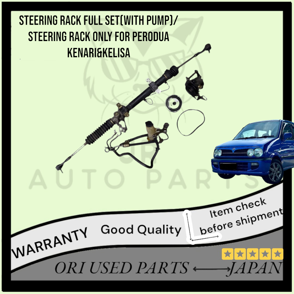 Perodua Kelisa & Kenari Steering Rack Full Set (With Pump)/Steering ...
