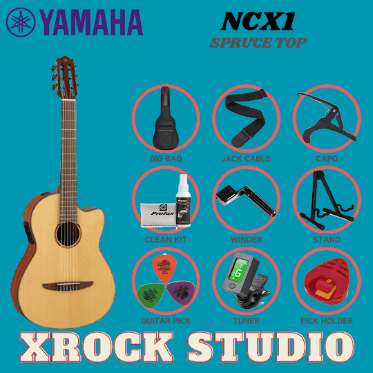Yamaha NCX1 Acoustic/Electric Nylon String Guitar with Pickup ( NCX-1 ) | Shopee Malaysia