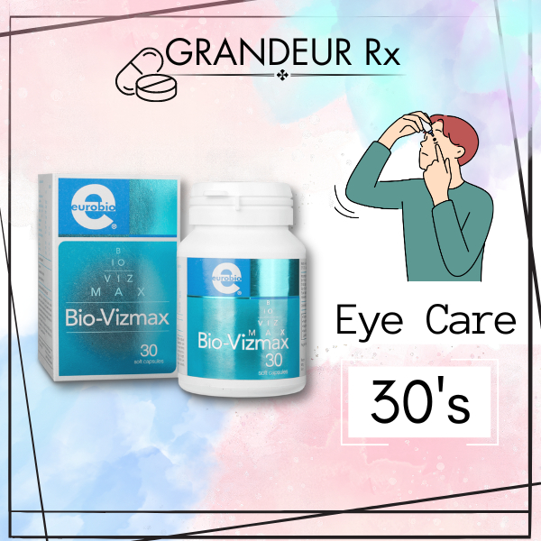 Eurobio Bio-Vizmax Softgel with Lutein Marigold Flower Zeaxanthin Fish ...