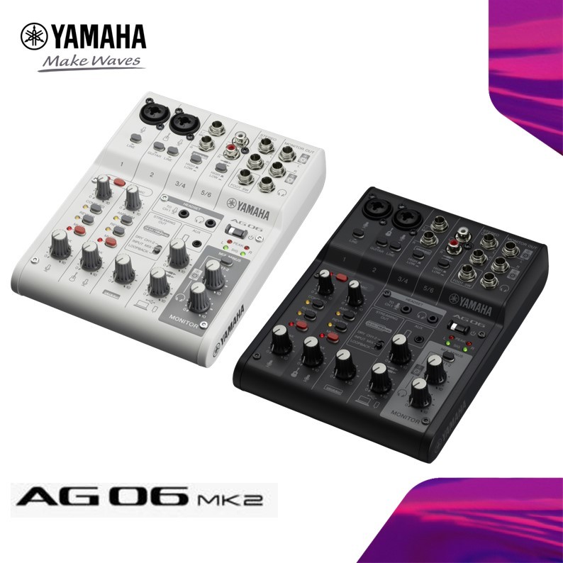 Yamaha AG06MK2 LSPK 6 Channel Live Streaming Pack Mixer | Shopee Malaysia