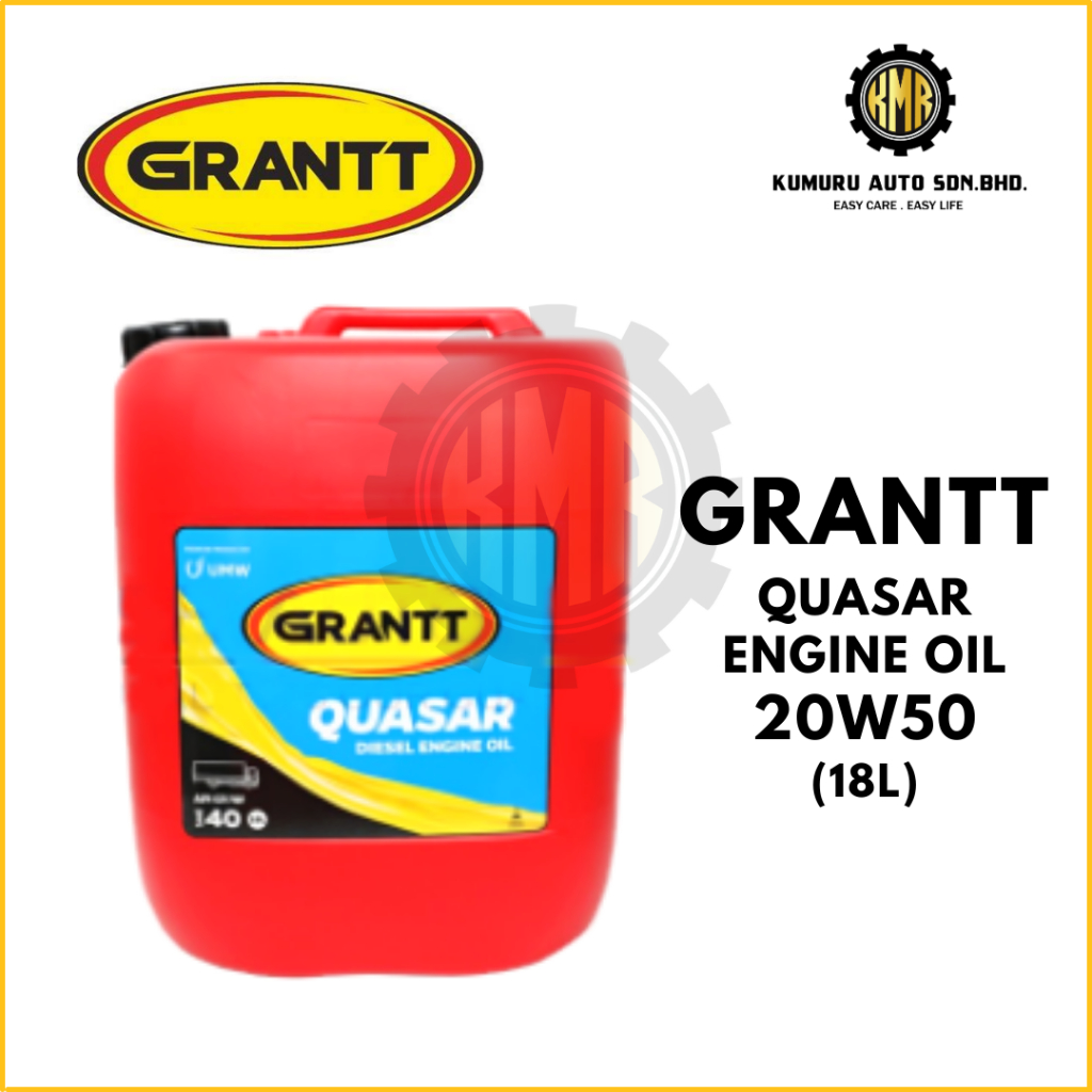 (1@Pail) GRANTT QUASAR SAE 20W50 Mineral Engine Oil 18L | Shopee Malaysia