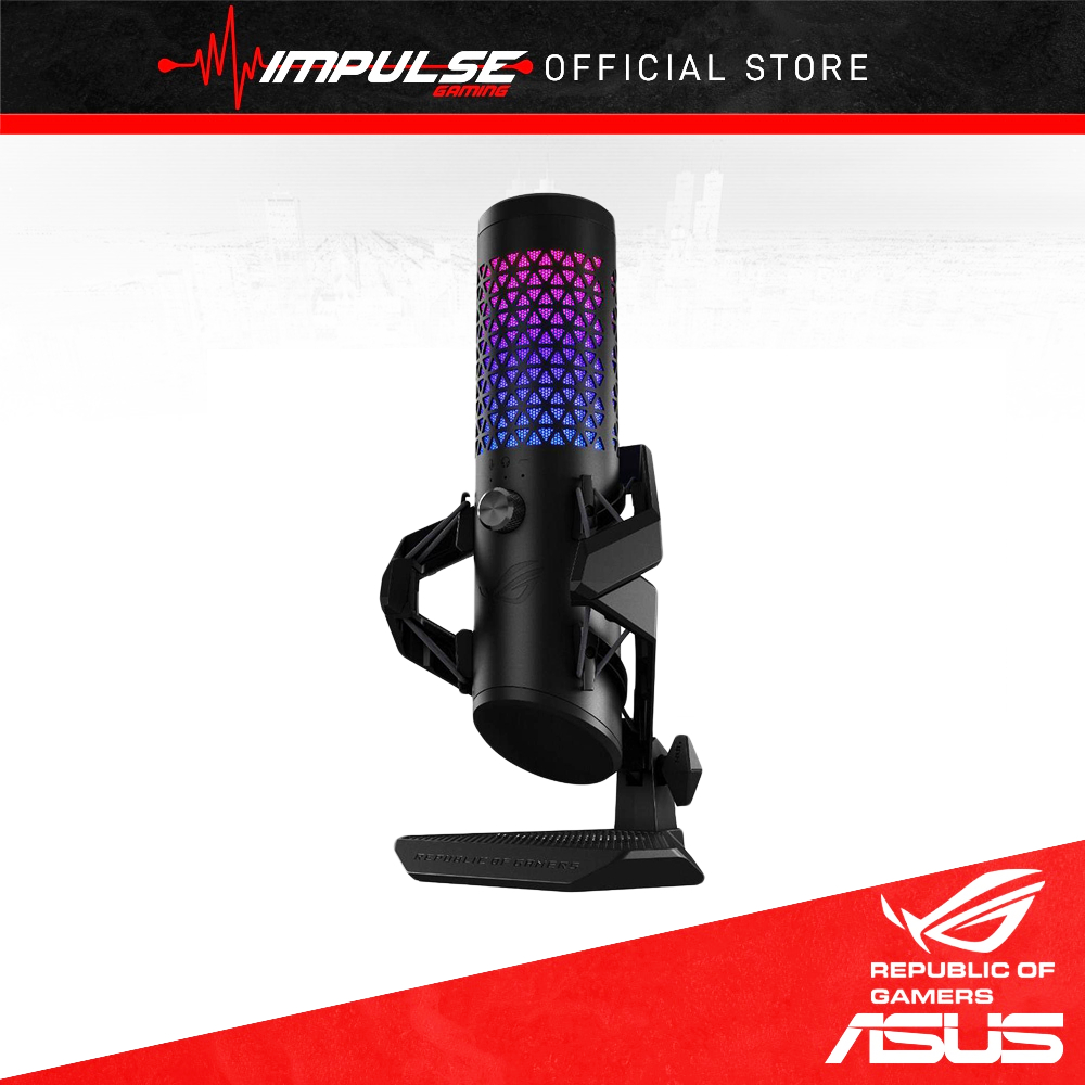 ASUS ROG C501 Carnyx Mic, Professional Cardioid Condenser Gaming ...